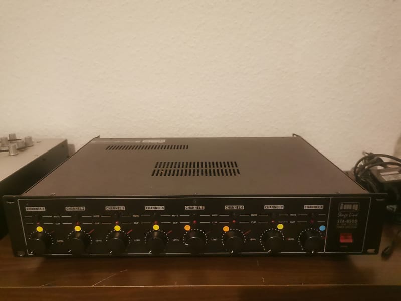 img stage line sta-850d 8ch x 50w amplifier | Reverb