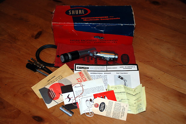 Vintage 1960's Shure 546 Unidyne III microphone, near MINT in | Reverb