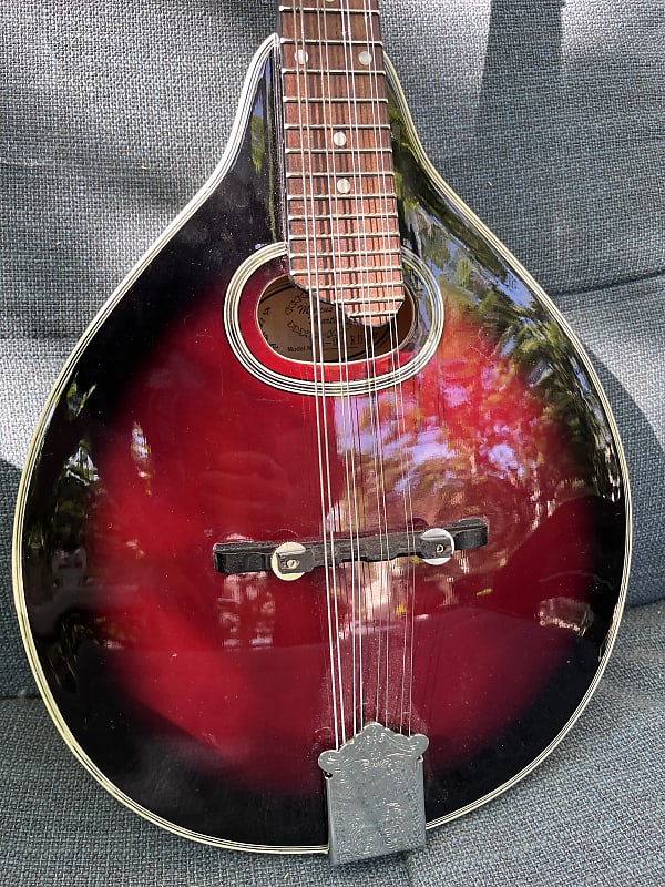 Marcus Martini A Style Oval Hole - Red Burst | Reverb