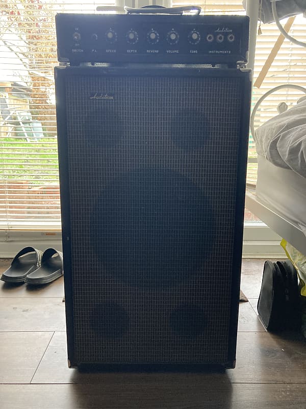 Teisco Audition Checkmate Guitar Amplifier Head and Cabinet | Reverb