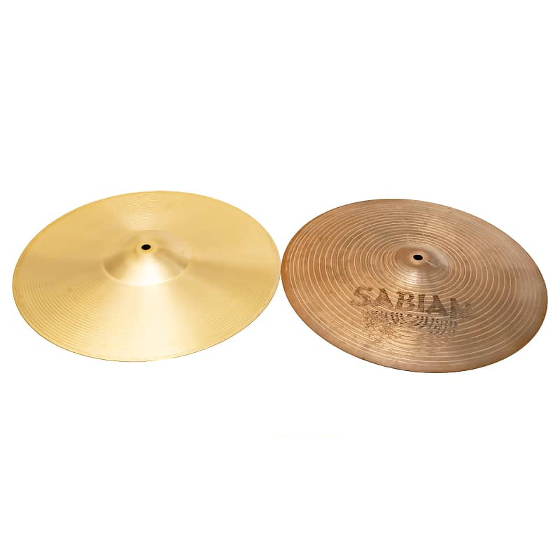 Sabian - 14" Hi-Hat Set - 14" Hi-Hats, 1 Sabian, 1 Unbranded, | Reverb
