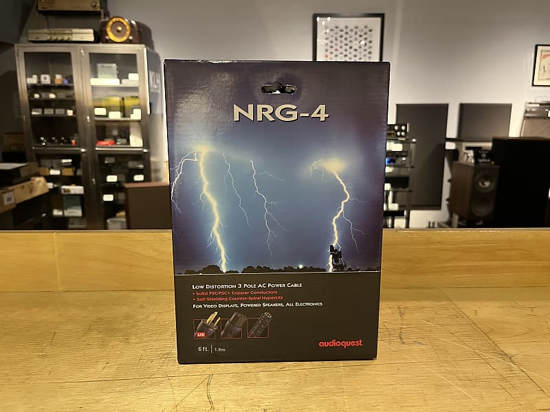AudioQuest NRG-4 AC Power Cable w/ Box - 6 feet | Reverb