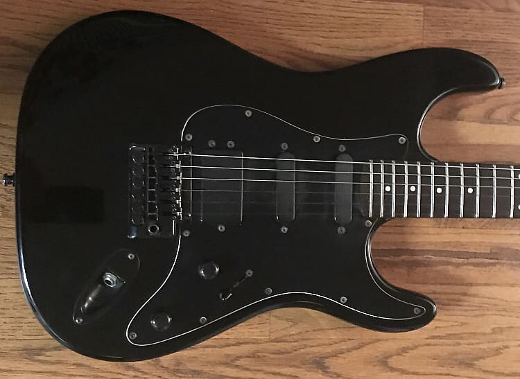 Schecter Strategy 1980’s Black | Reverb