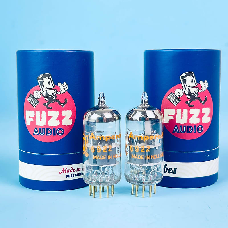 Amperex 6922/6DJ8 Gold Pin Matched Pair / ANOS / Fuzz | Reverb UK