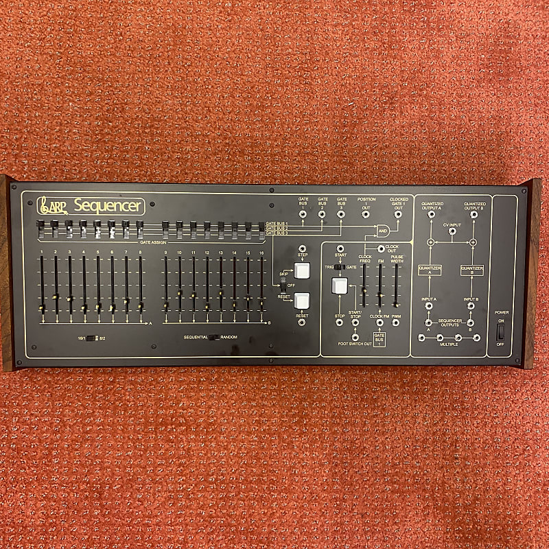 Video! The Human Comparator Arp Sequencer 1601 Clone Walnut | Reverb