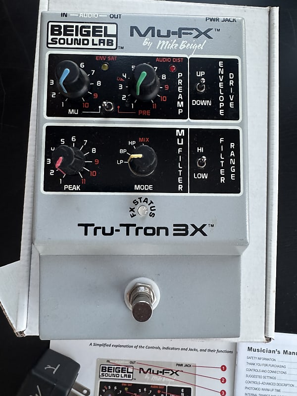 Mu-tron Mu-FX Tru-Tron 3X Mike Beigel Signed | Reverb