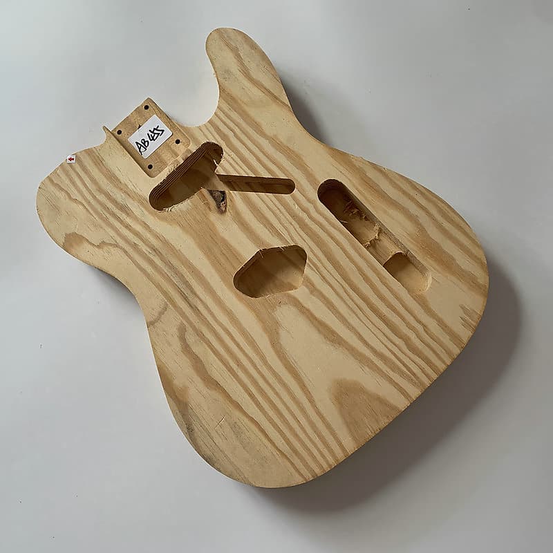 Unfinished Telecaster Tele Style Guitar Ash Wood Body | Reverb