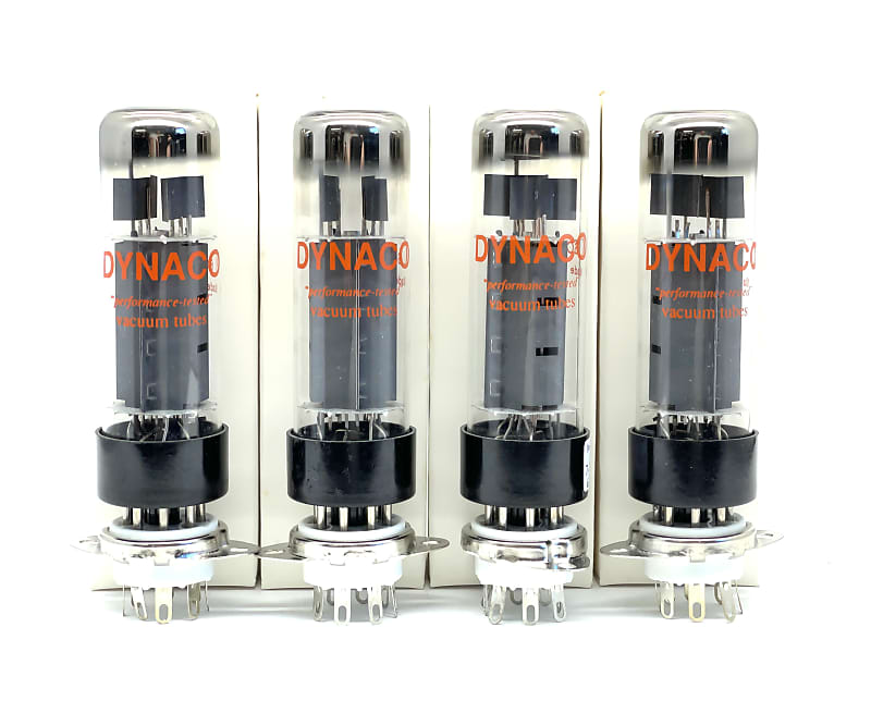 4 x RFT Siemens Dimple Top Dynaco Branded EL34 6CA7 Amplitrex | Reverb