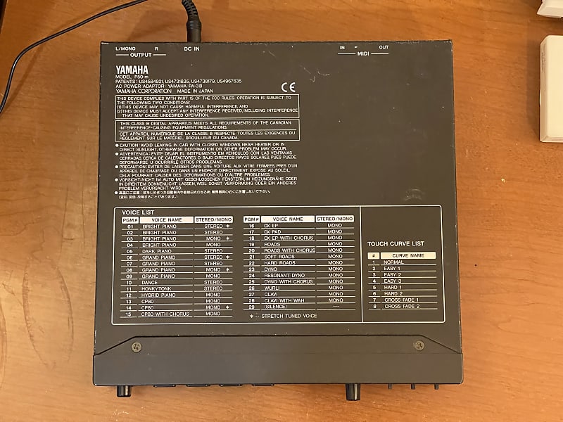 Yamaha P50-M Piano Module | Reverb