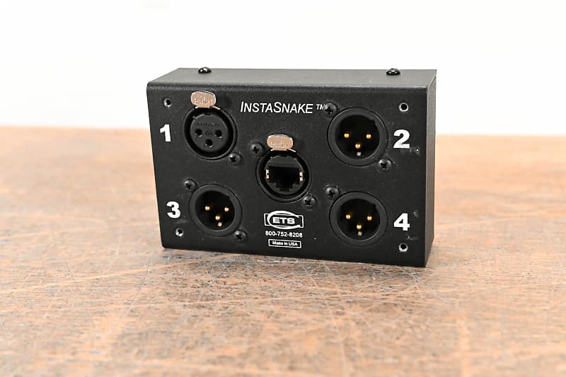 ETS PA203M InstaSnake 3x XLRM and 1x XLRF to RJ45 Adapter | Reverb