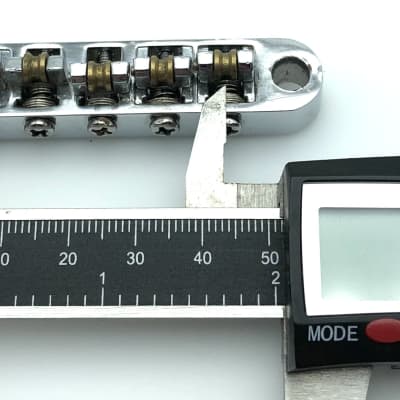 Nashville Tune-O-Matic Roller Bridge - Chrome/Brass | Reverb
