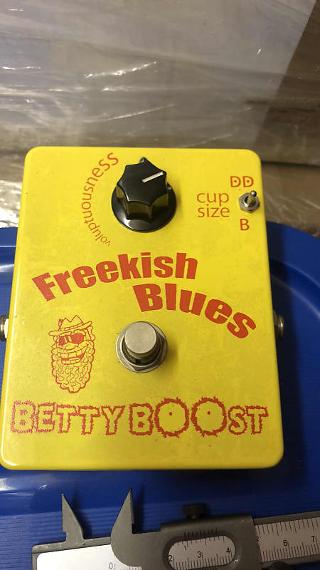 Freekish Blues Betty Boost - Yellow | Reverb