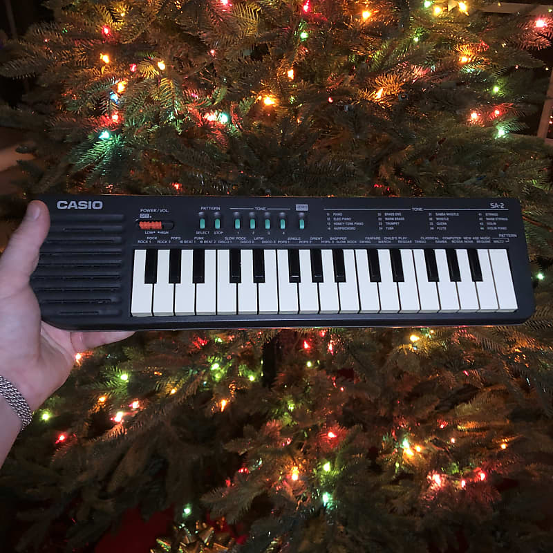 Casio SA-2 Vintage Mid-90's Mini Synth Keyboard - Black | Reverb