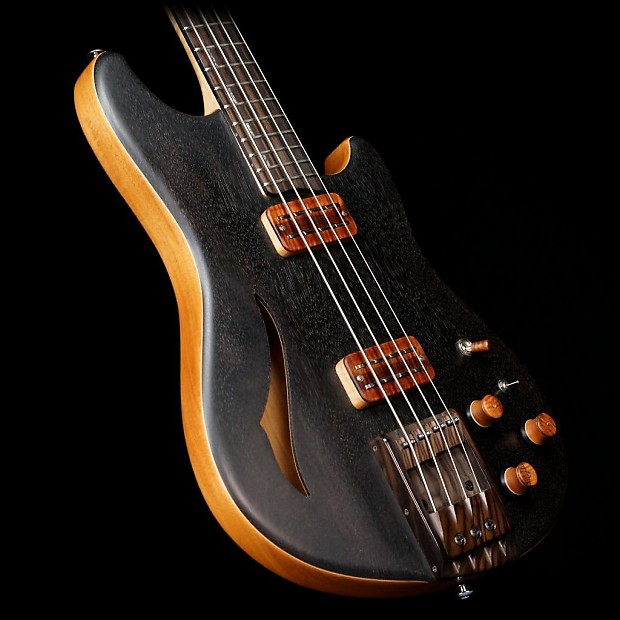 Roger Giffin One-Off Custom Hollowbody Ebony Topped Short | Reverb