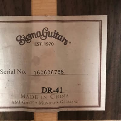 Sigma DR-41 | Reverb UK