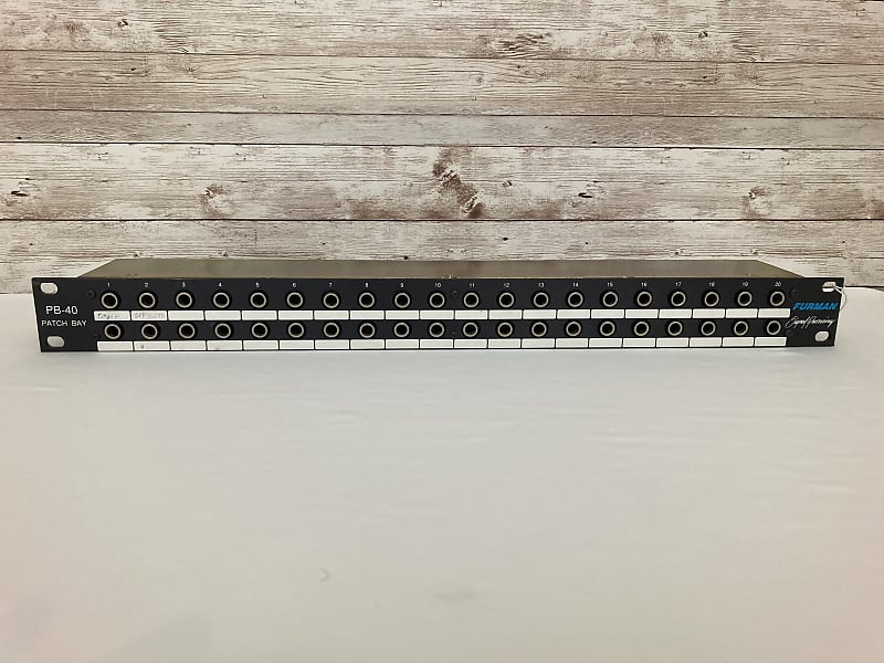 Used Furman PB40 PATCH BAY | Reverb