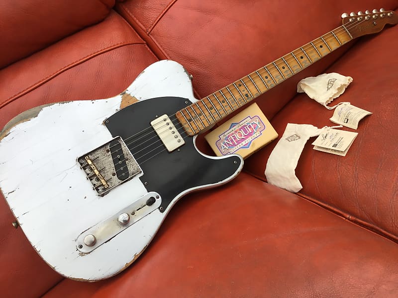 Amazing relic/ modded nitro USA Fender tele in Aztec | Reverb UK