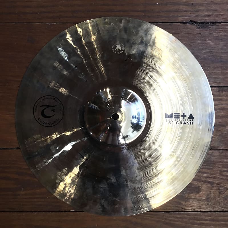 USED Turkish Meta 16" Crash Cymbal | Reverb