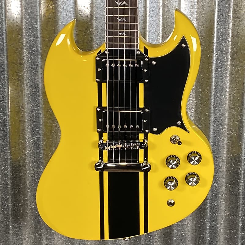 Westcreek Racer Offset SG Yellow Solid Body Guitar #0068 Used | Reverb