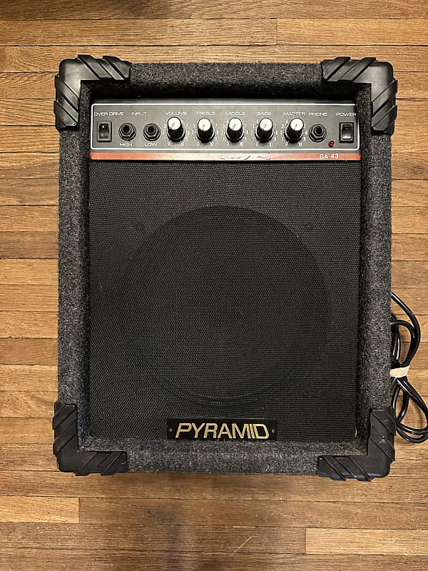 Vintage 1980s Pyramid GA-43 Combo Amp With Overdrive- 10" | Reverb