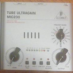 Behringer MIC200 Tube Ultragain Preamp | Reverb