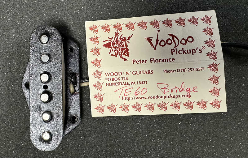 Peter Florence Voodoo Pickups Te60 Telecaster Bridge and Neck | Reverb