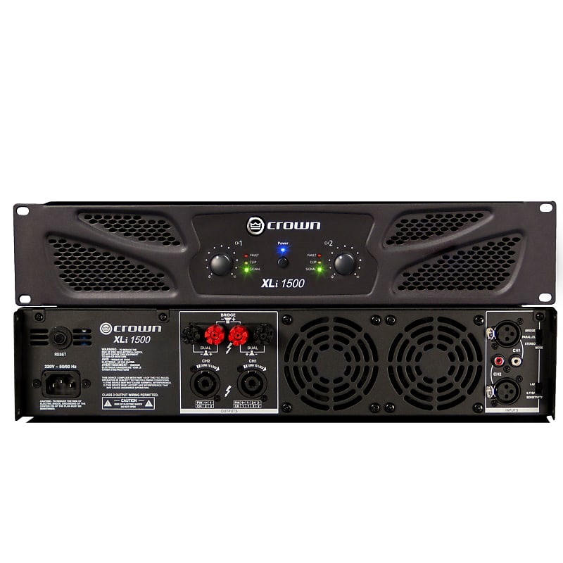 Crown XLI 1500 2 x 450Watt @ 4Ohm - 2 Channel Power Amp | Reverb