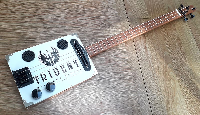 3 String Trident Cigar Box Guitar | Reverb UK