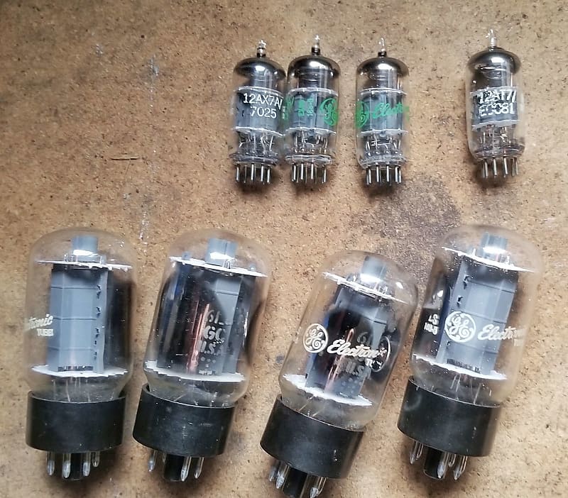 Vintage General Electric 6L6GC Quad | Reverb