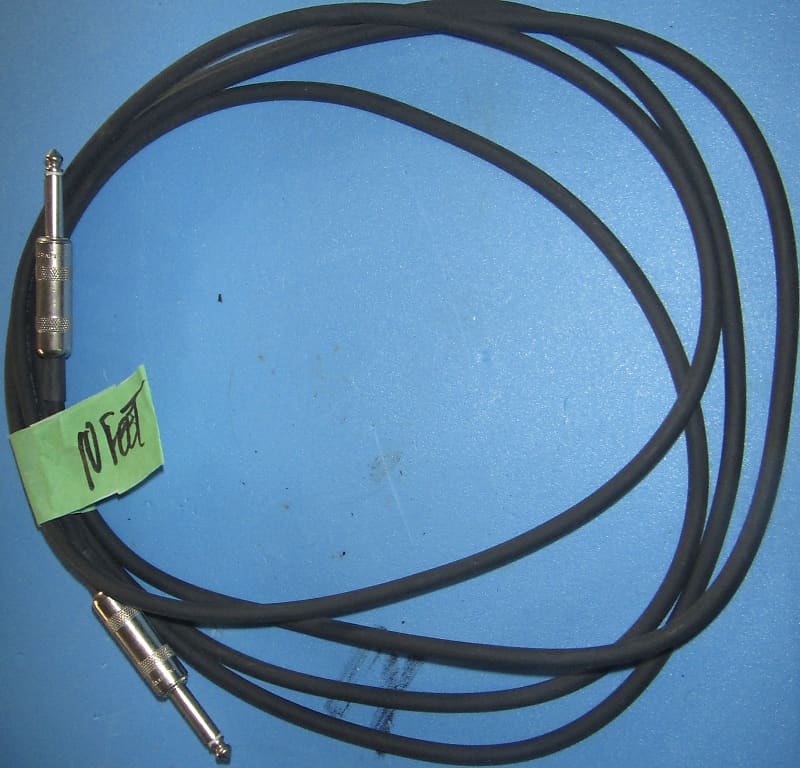 VTG Audio 10 Foot cable (I) 2000's - Black | Reverb