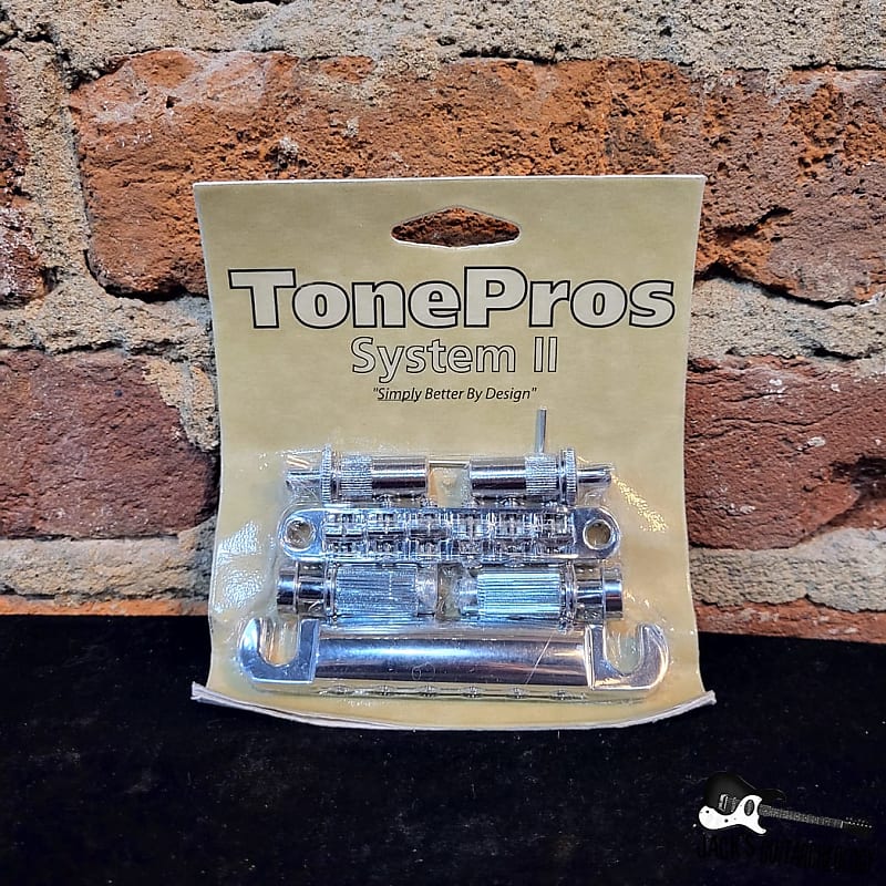 TonePros NOS Tune-O-Matic System (2010s - Chrome) | Reverb