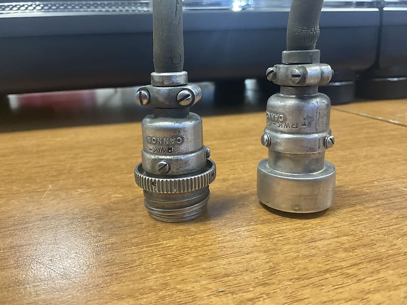 AKG C12 PAIR CONNECTOR CANNON VINTAGE ORIGINAL | Reverb