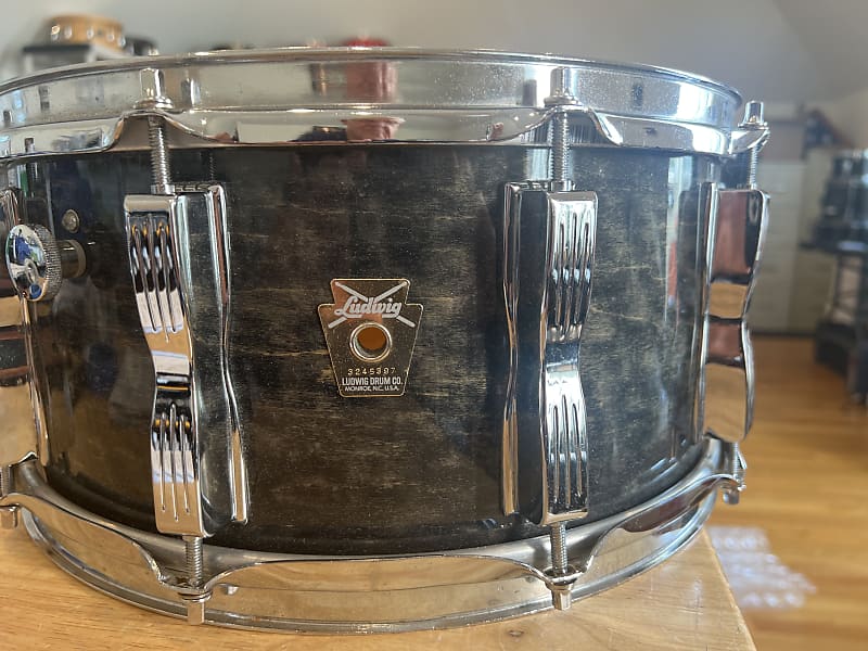 Ludwig Pro-line Classic all maple from the 80s- Gray black | Reverb