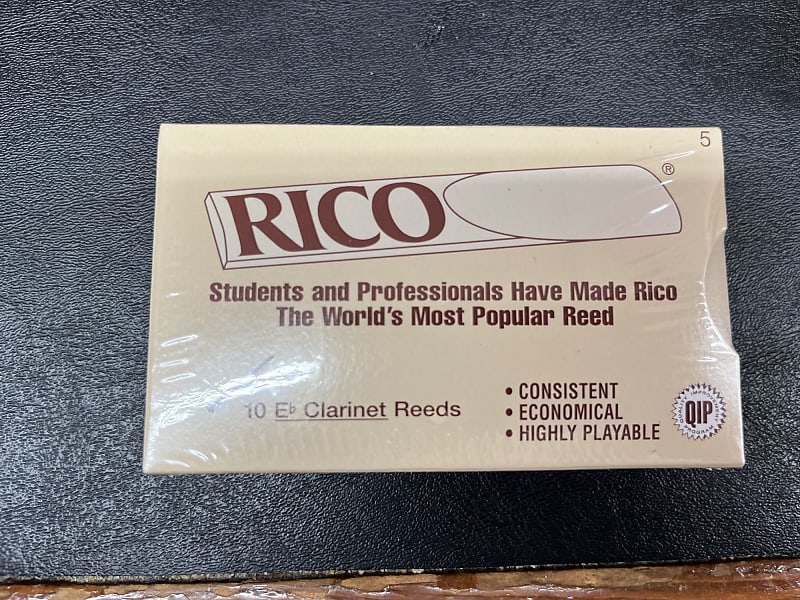 Vintage Rico Eb Clarinet Reeds 5 (Box 10) | Reverb