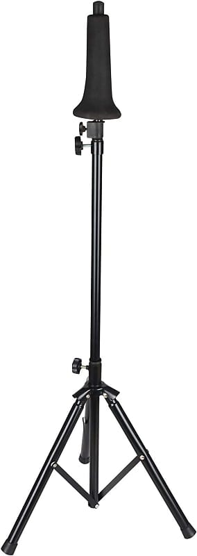 Trombone Stand Portable with Cushioned Bell Mount, Black | Reverb