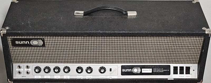 Sunn Model T6 hand-built, custom designed 130W bass tube amp | Reverb
