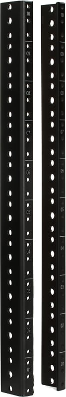 Gator GRW-RACKRAIL-10U Rack Rails - 10U Pair (3-pack) Bundle | Reverb