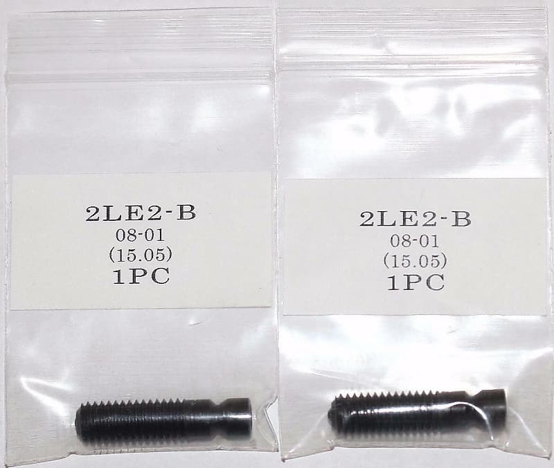 Ibanez 2LE2-B Locking Bridge Post Screw Stud Pair Edge Edge | Reverb