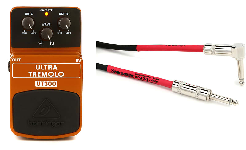 Behringer UT300 Ultra Tremolo Pedal Bundle with Pro Co EGL-10 | Reverb