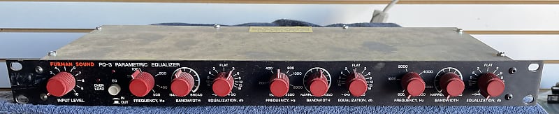 furman sound PQ-3 Parametric Equalizer - Black | Reverb
