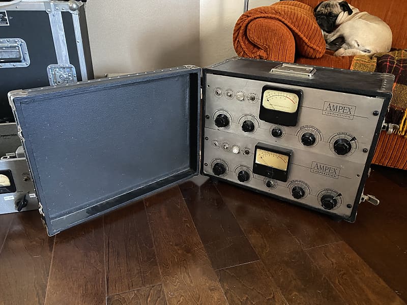 Ampex 351 Modified Tube Preamp Set w/ Case 1950’s | Reverb