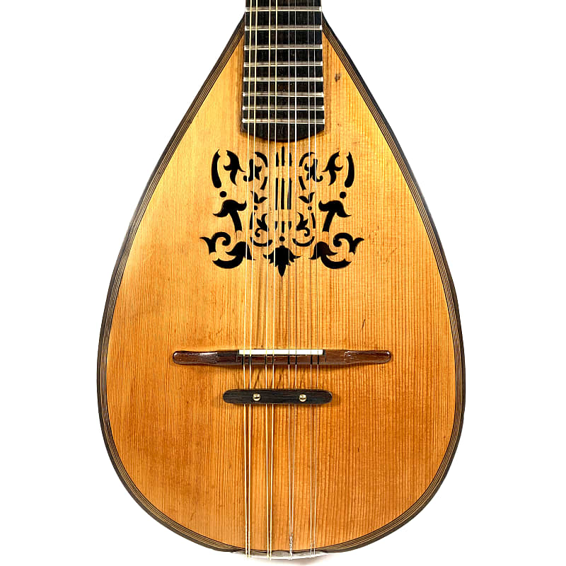 Flat Back Mandolin Artistic Rosette 1910's | Reverb UK