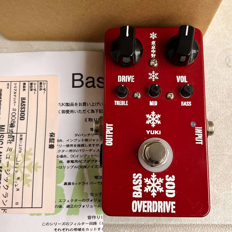 Yuki Bass 3OD Bass Overdrive 3EQ overdrive boost *free | Reverb