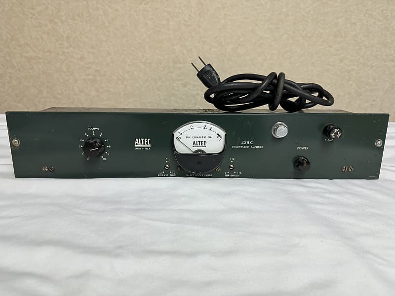 Altec 438C Compressor Amplifier 1960s - Green | Reverb