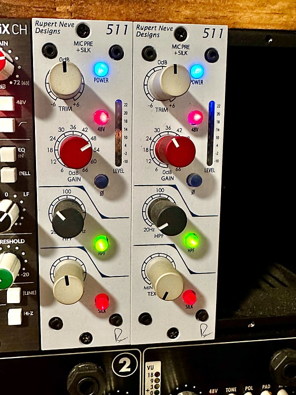 (PAIR) Rupert Neve Designs Portico 511 500-Series Mic Pre | Reverb