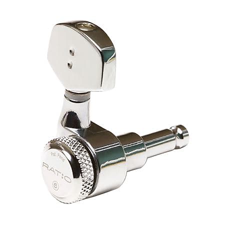 Graph Tech Ratio Locking Electric Guitar Tuners 3x3 Chrome | Reverb