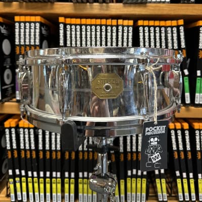 Gretsch 14x5" SSB COB (Stop Sign Badge - Chrome Over Brass) | Reverb