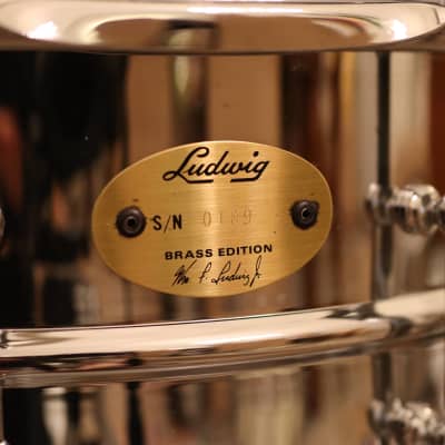 Early Serial Number! Ludwig LB402B Brass Edition Supraphonic | Reverb