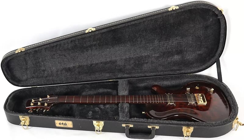 Anu Dark Brown Custom Electric Guitar By Master Luthier Kenny | Reverb
