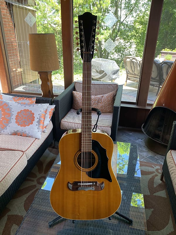 Hohner Contessa HG-680 12-String Acoustic Guitar w/OHSC SN: | Reverb